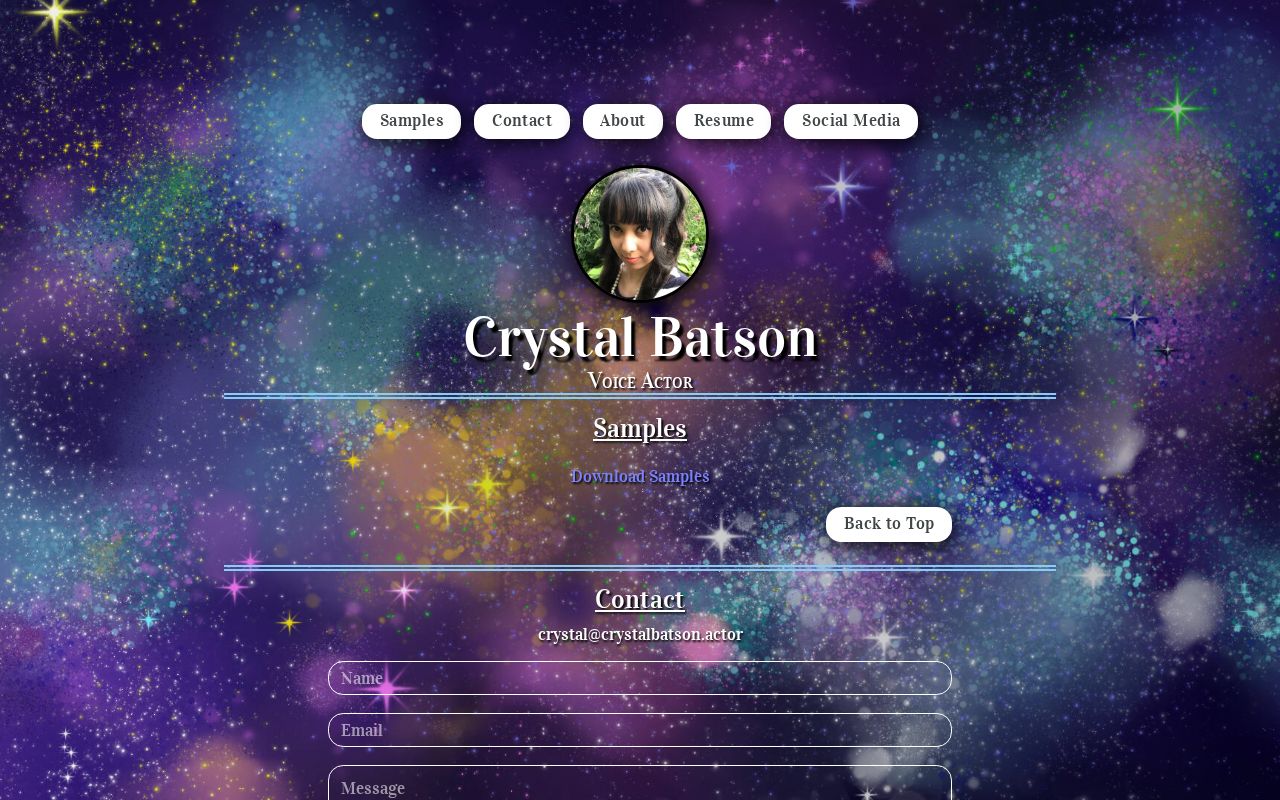 Crystal Batson || Voice Actor